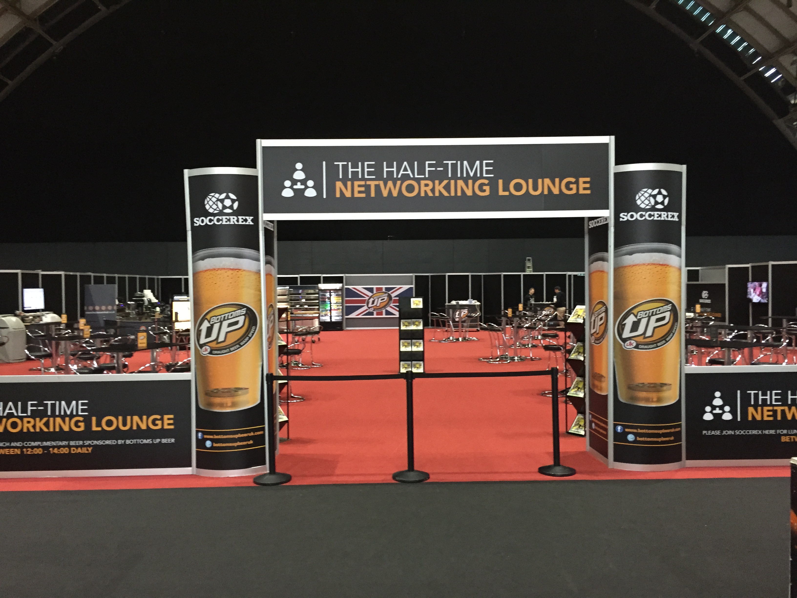 Networking lounge signage | Index Group